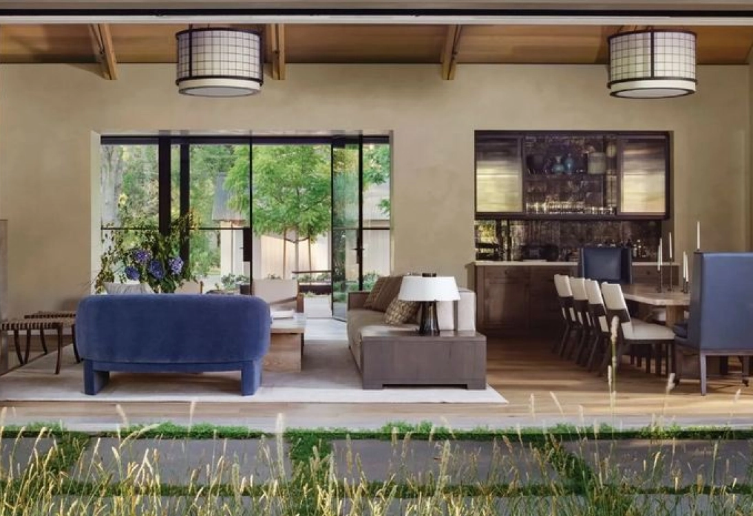 Resort-Like Atherton Home: Designer-Architect Collaboration