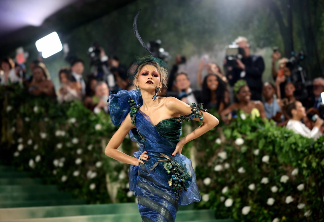 Zendaya Stuns in Dramatic Gown at Met Gala 2024