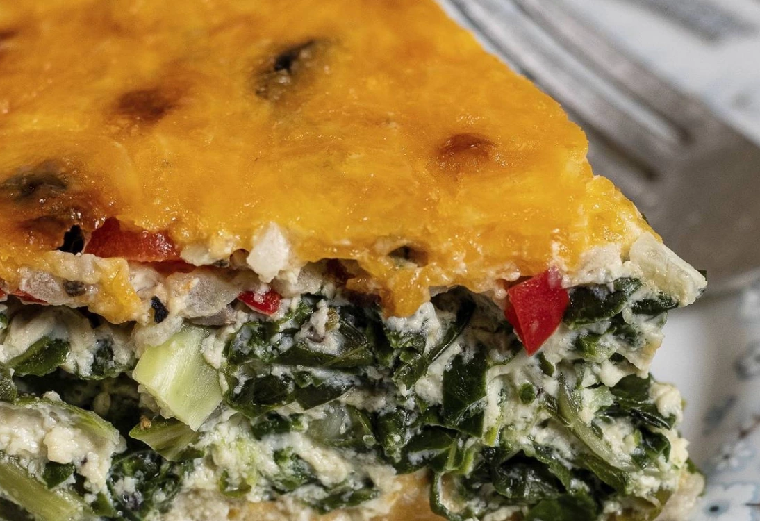 Collard Green Quiche Recipe by Chef Lisa Brooks: A Southern Delight