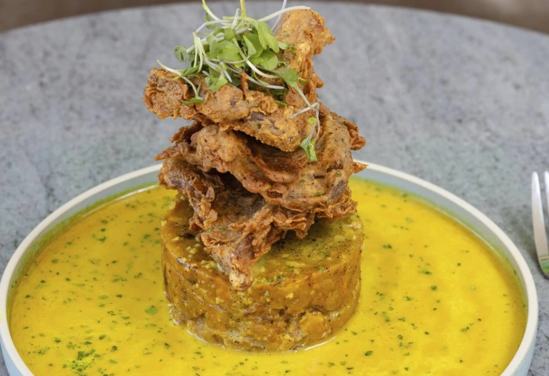 Vegan Mushroom Mofongo with Curry Sauce Recipe | HAAM NYC