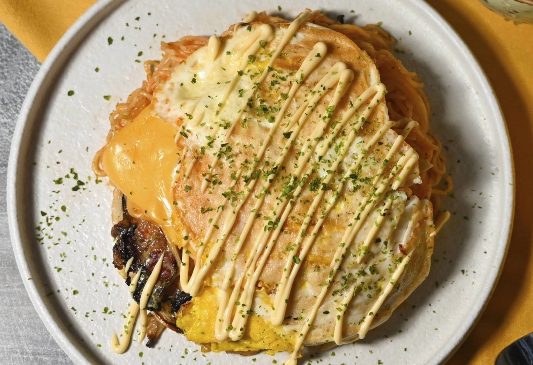 Discover Yo+Shoku’s Okonomiyaki B.E.C. Recipe from NYC