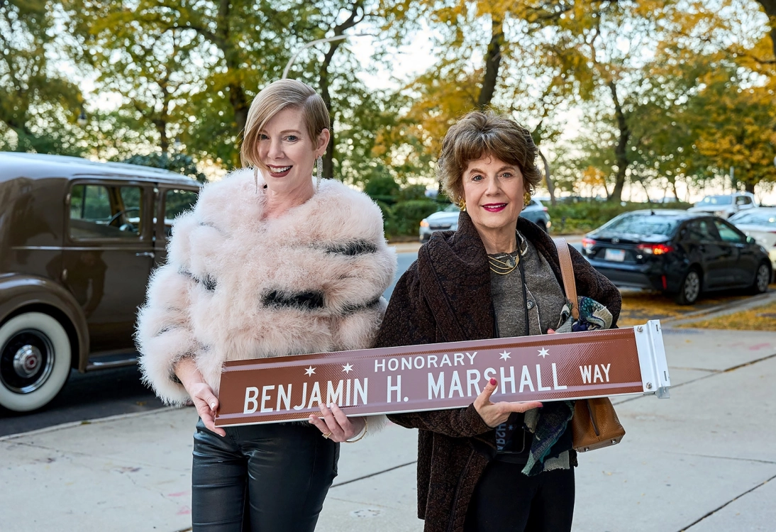 Honorary Benjamin Marshall Way Unveiled in Chicago