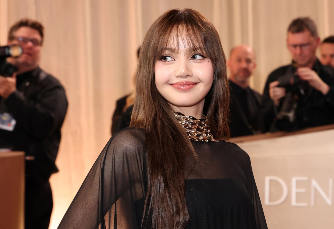 Lisa Stuns in Sheer Black Jacquemus Gown At Golden Globes