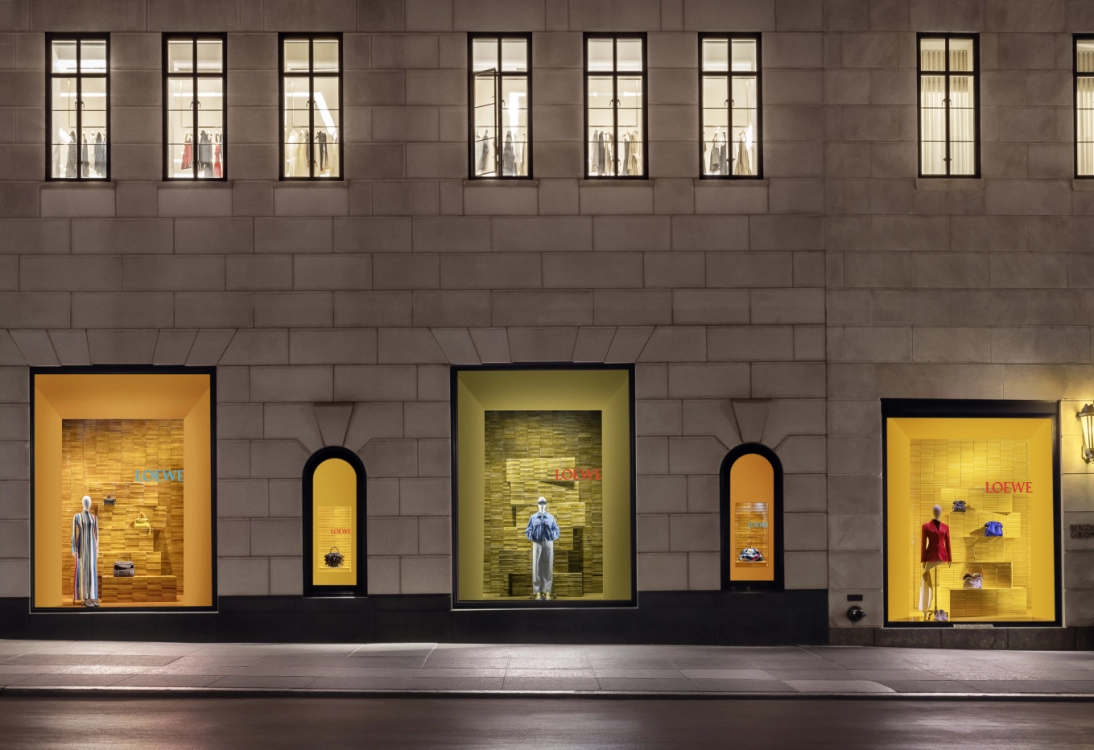 LOEWE SS26 Debuts at Bergdorf Goodman 5th Ave Windows