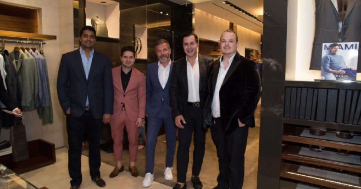 Men on the Move Celebration at Canali 1934 Boutique