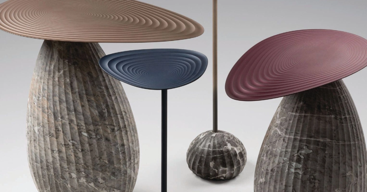HH40 Collection: Ripple & High Tide Tables Inspired by Nature