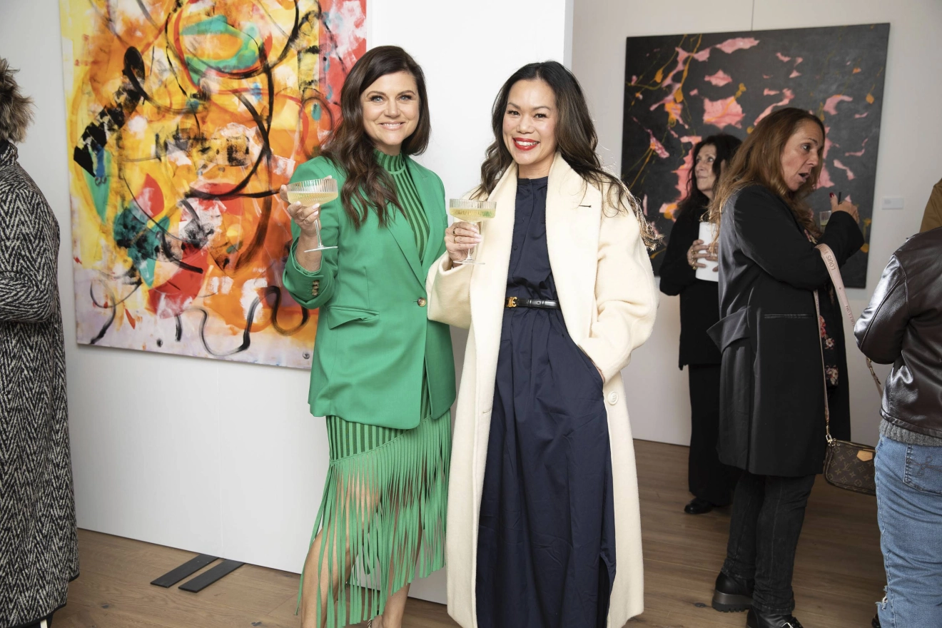 Sharon Stone Unveils 'Shedding' Art Exhibit at Gallery 33
