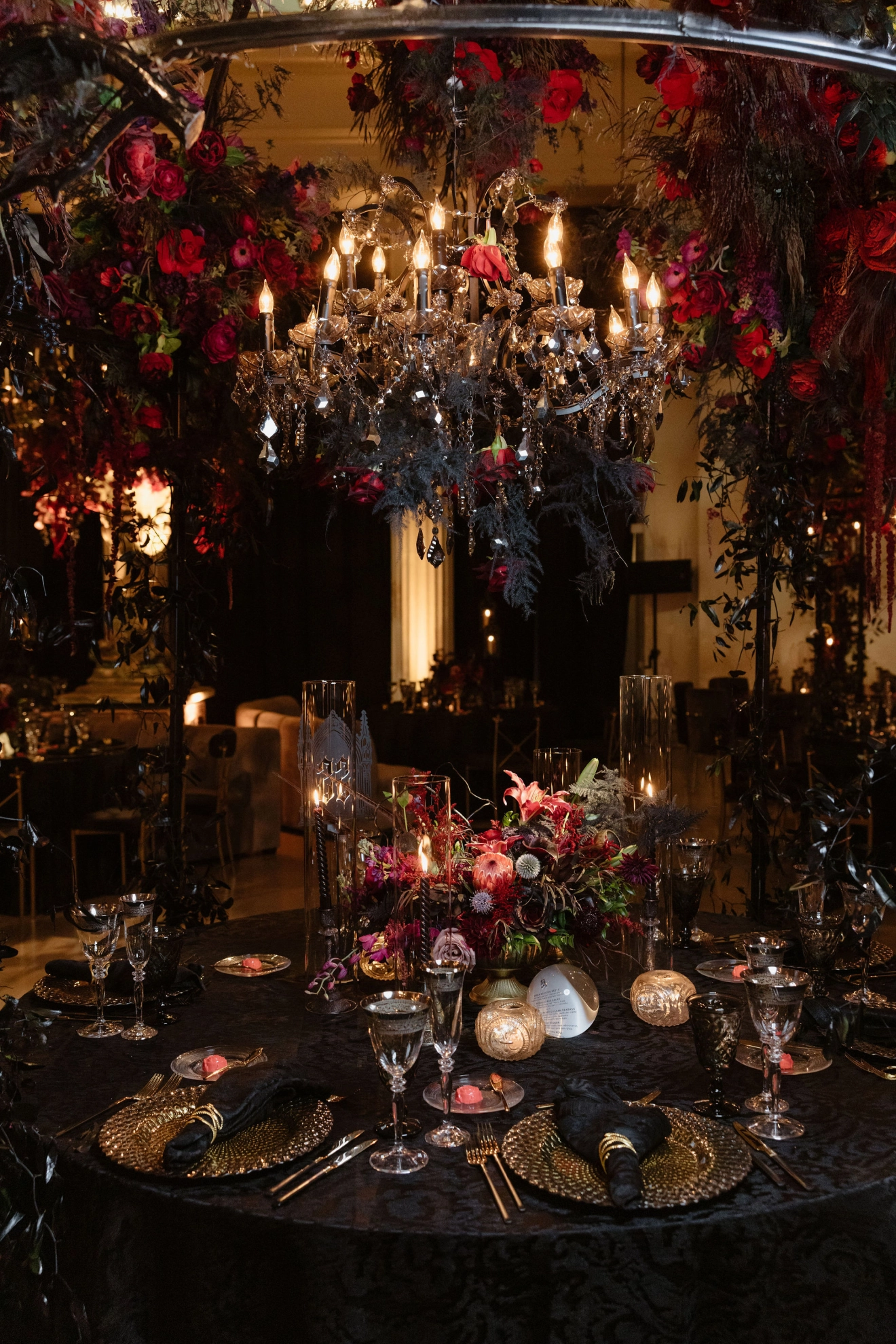 Gothic Grandeur: Megan & Tyler’s Heavy-Metal Wedding At The Field Museum