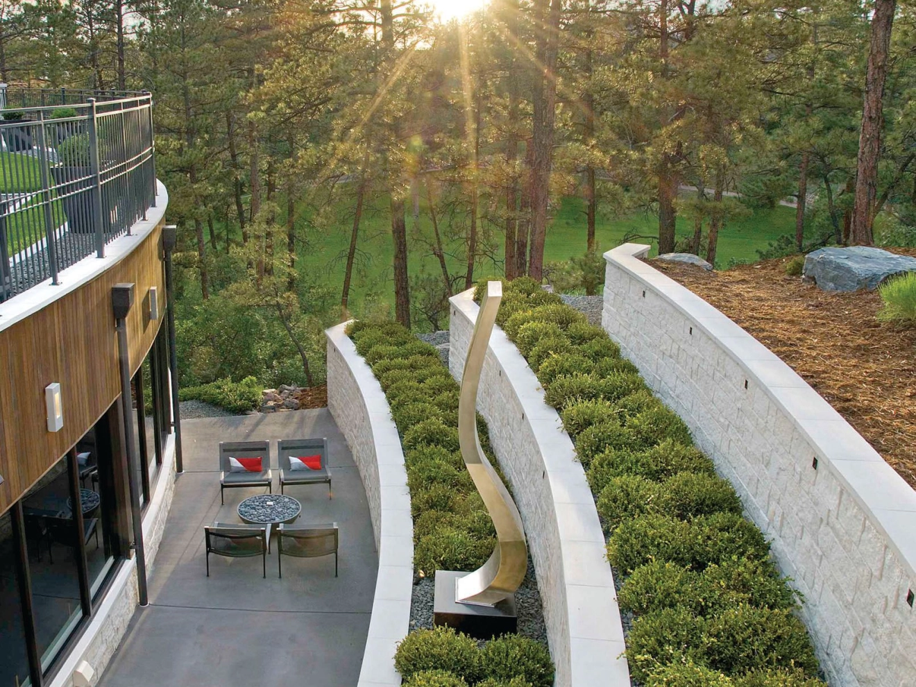 Sculptural Landscapes: Blending Nature and Design