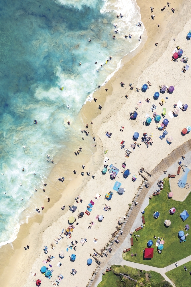 Explore Gray Malin's Captivating Orange County Beach Photos