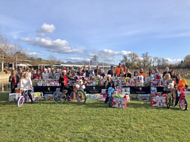 Holiday Giving Celebration at Alpha Omega Vintners