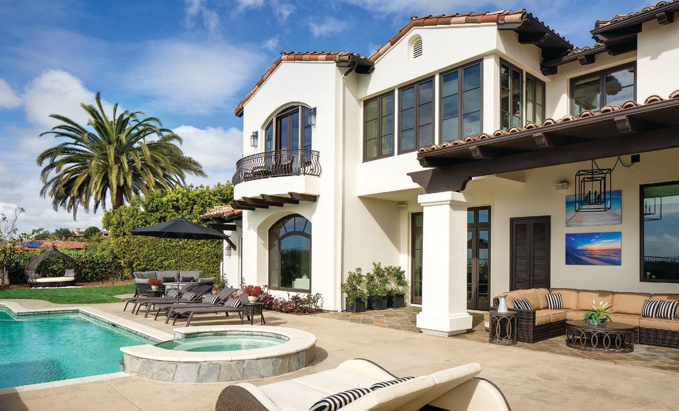 Rancho Santa Fe Home: Farmhouse Chic Meets Glamorous Design