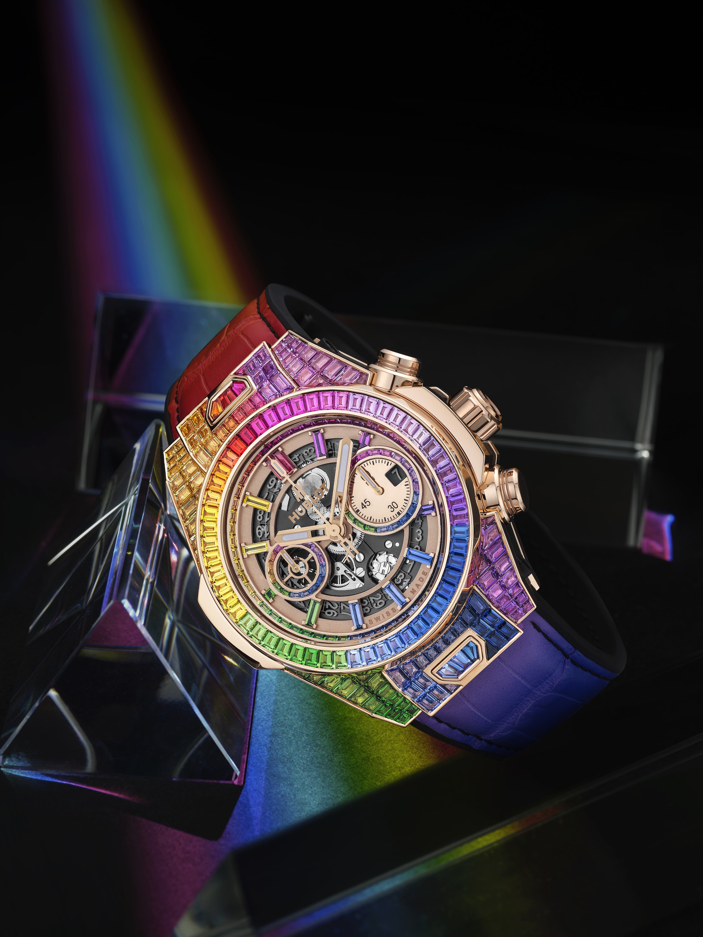 Hublot Big Bang Unico High Jewelry Rainbow: A Dazzling Timepiece