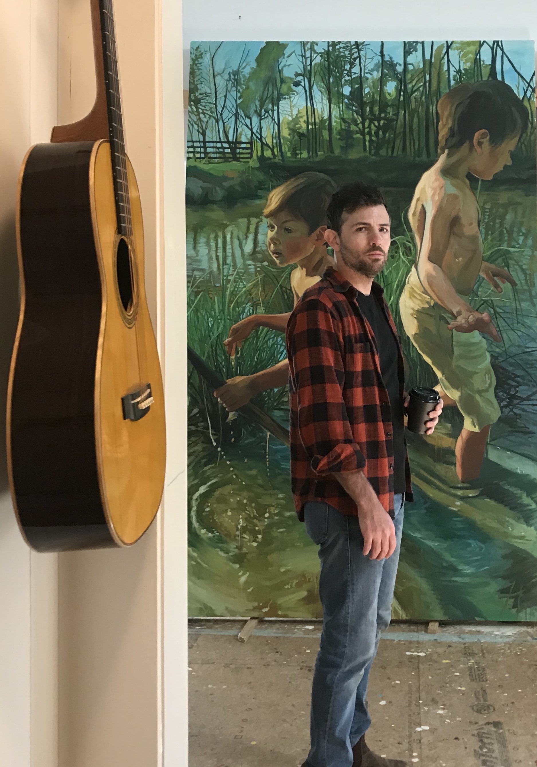 Scott Avett's Art Exhibit at Hexton Gallery