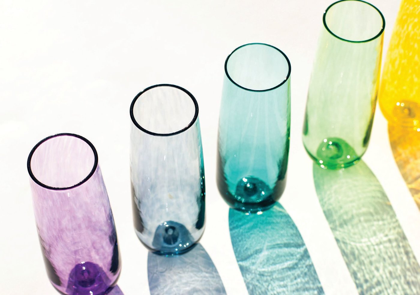 Artisan Glass Creations: Saban Glass & Colorful Flutes