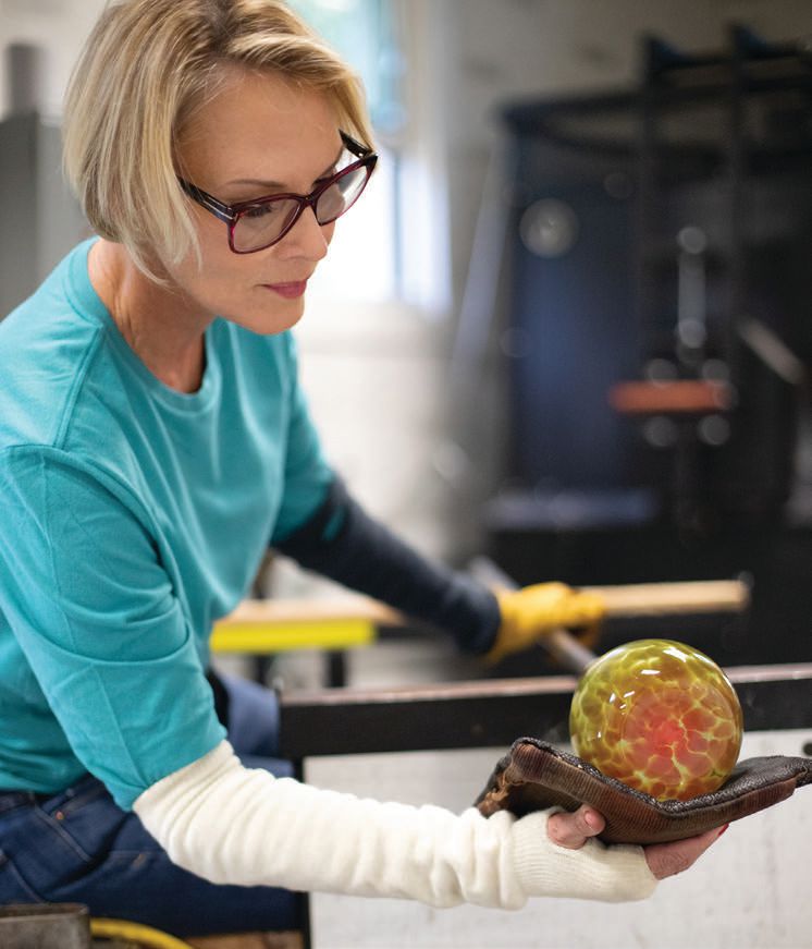 Artisan Glass Creations: Saban Glass & Colorful Flutes
