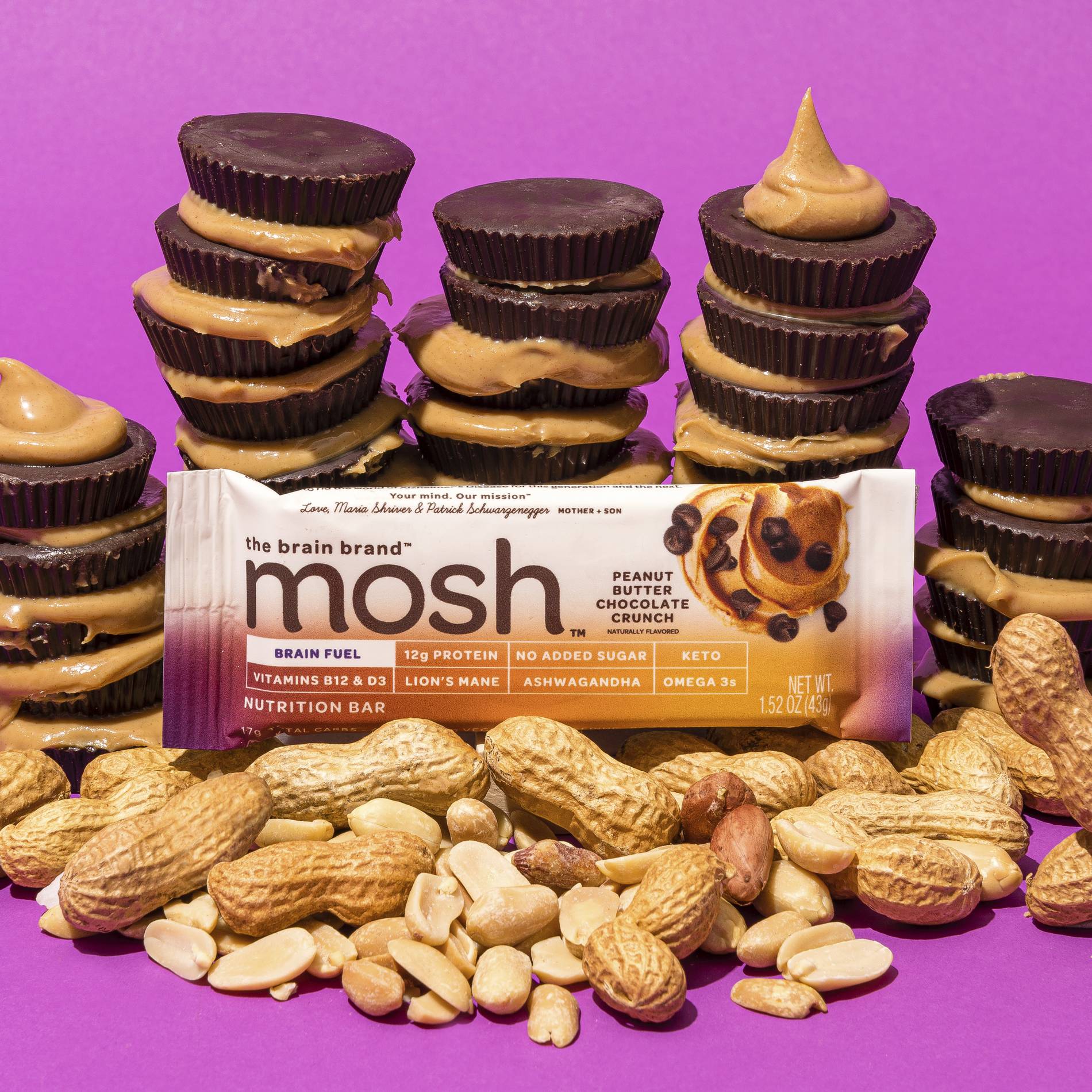 Revolutionize Brain Health with MOSH Protein Bars by Shriver