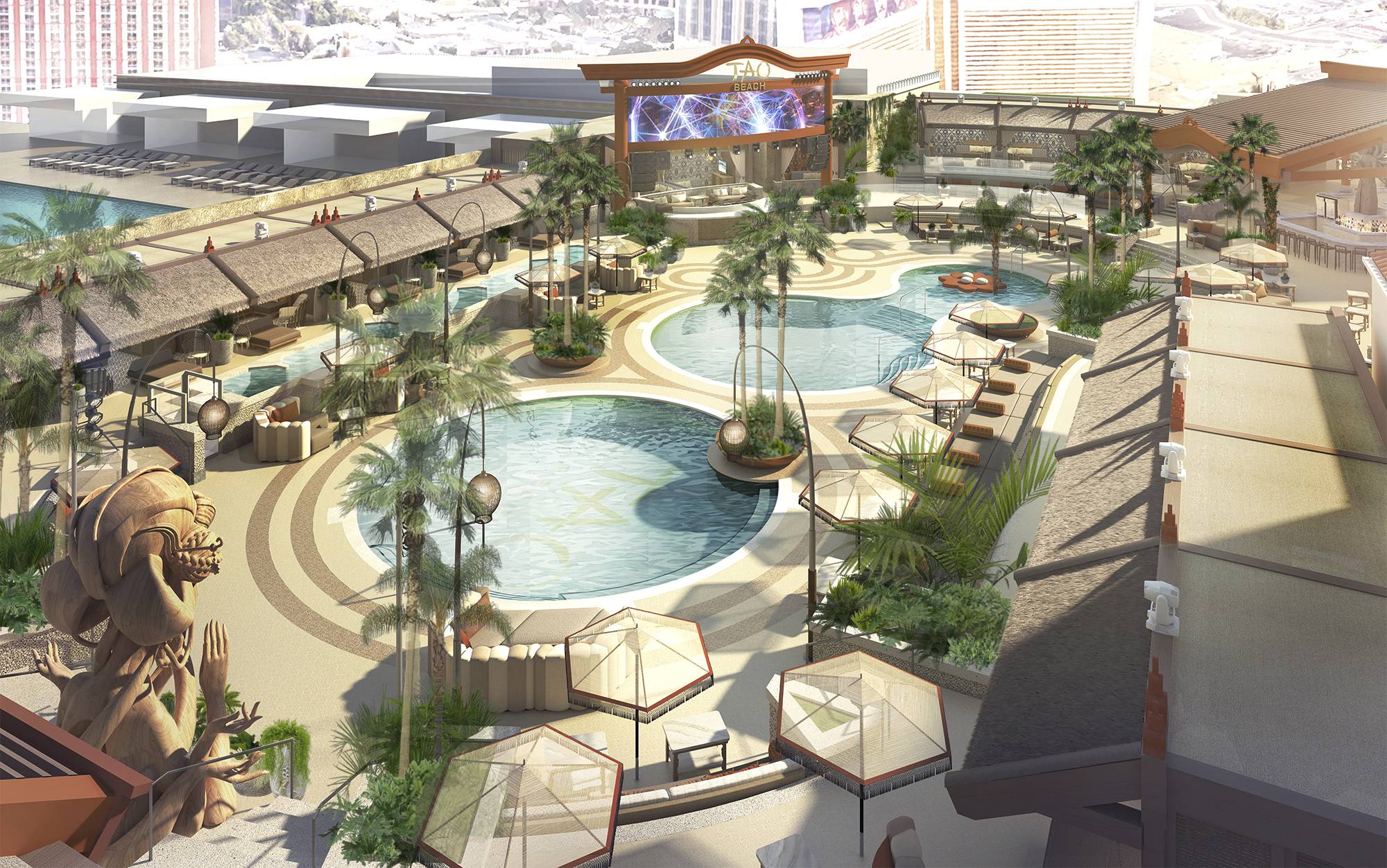 Tao Beach Dayclub: Las Vegas' Ultimate Pool Experience