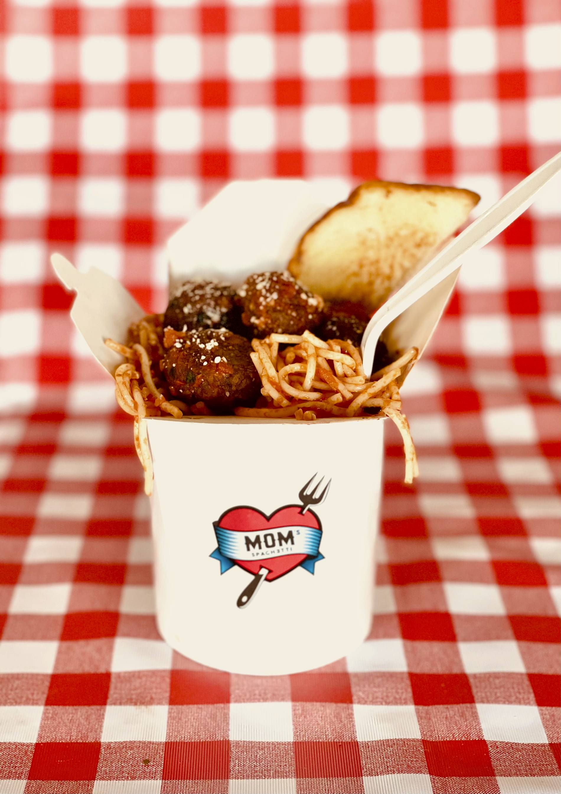 Eminem's Mom's Spaghetti Pops Up in LA for Super Bowl!