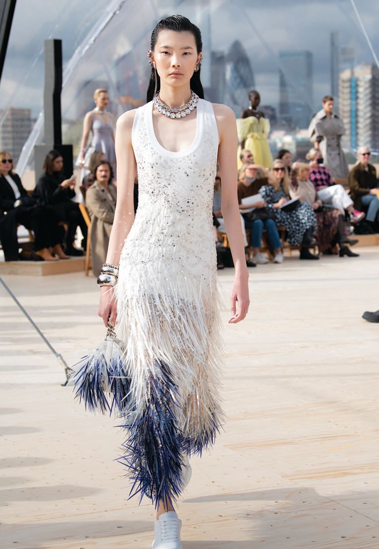 Alexander McQueen Spring/Summer '22: Sky-Inspired Fashion