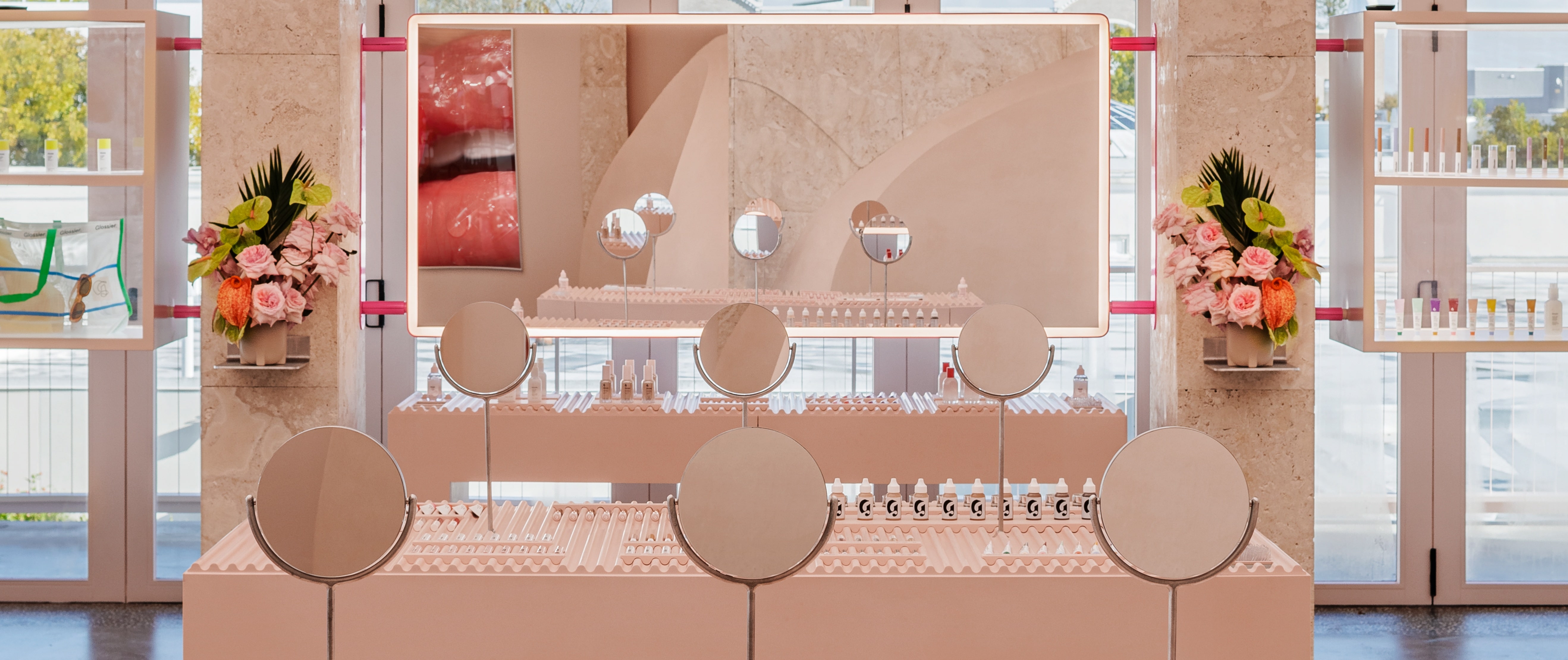Glossier Opens First Permanent Store in Miami