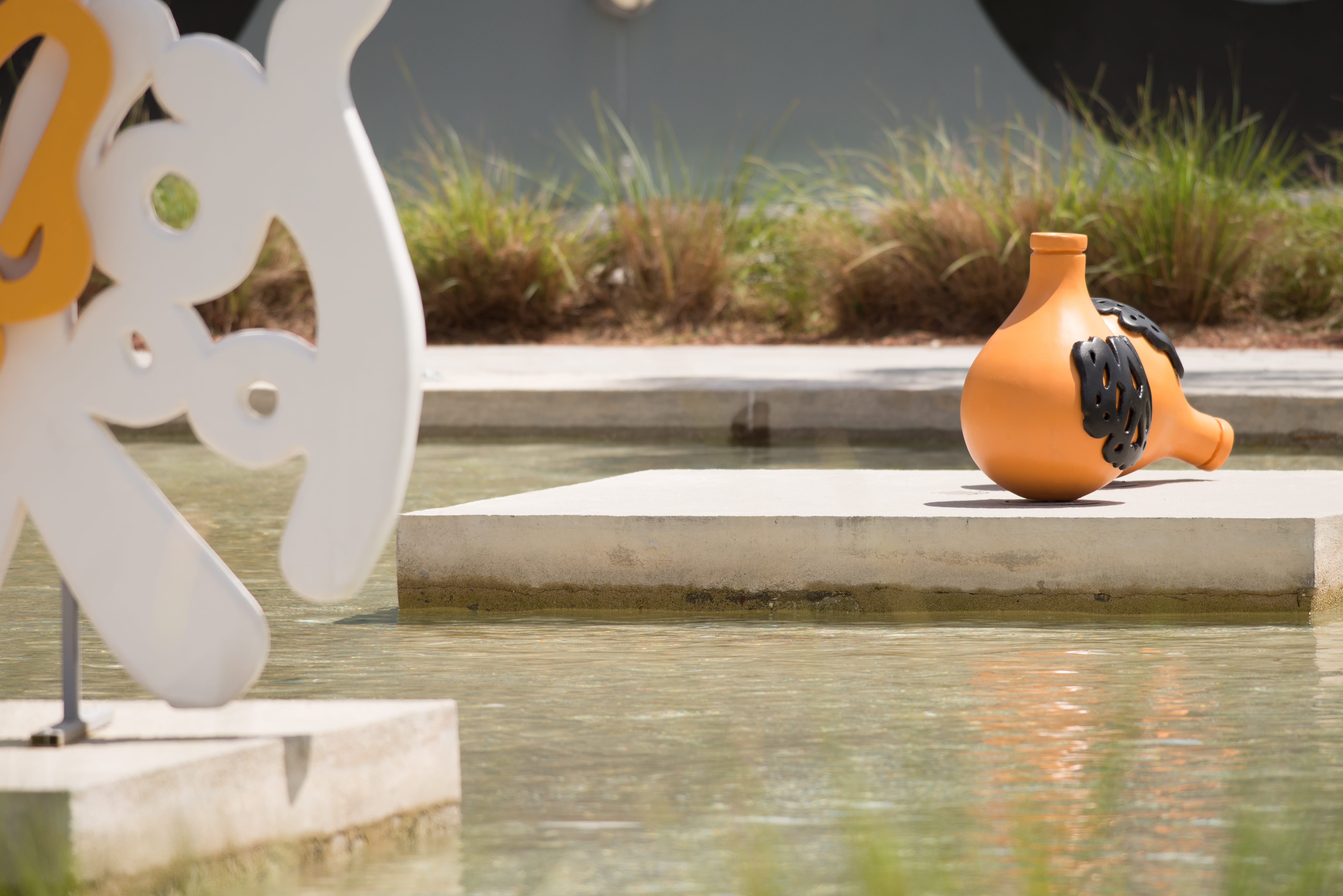 Art on the Plaza 2022: Onajide Shabaka's Water Sculpture