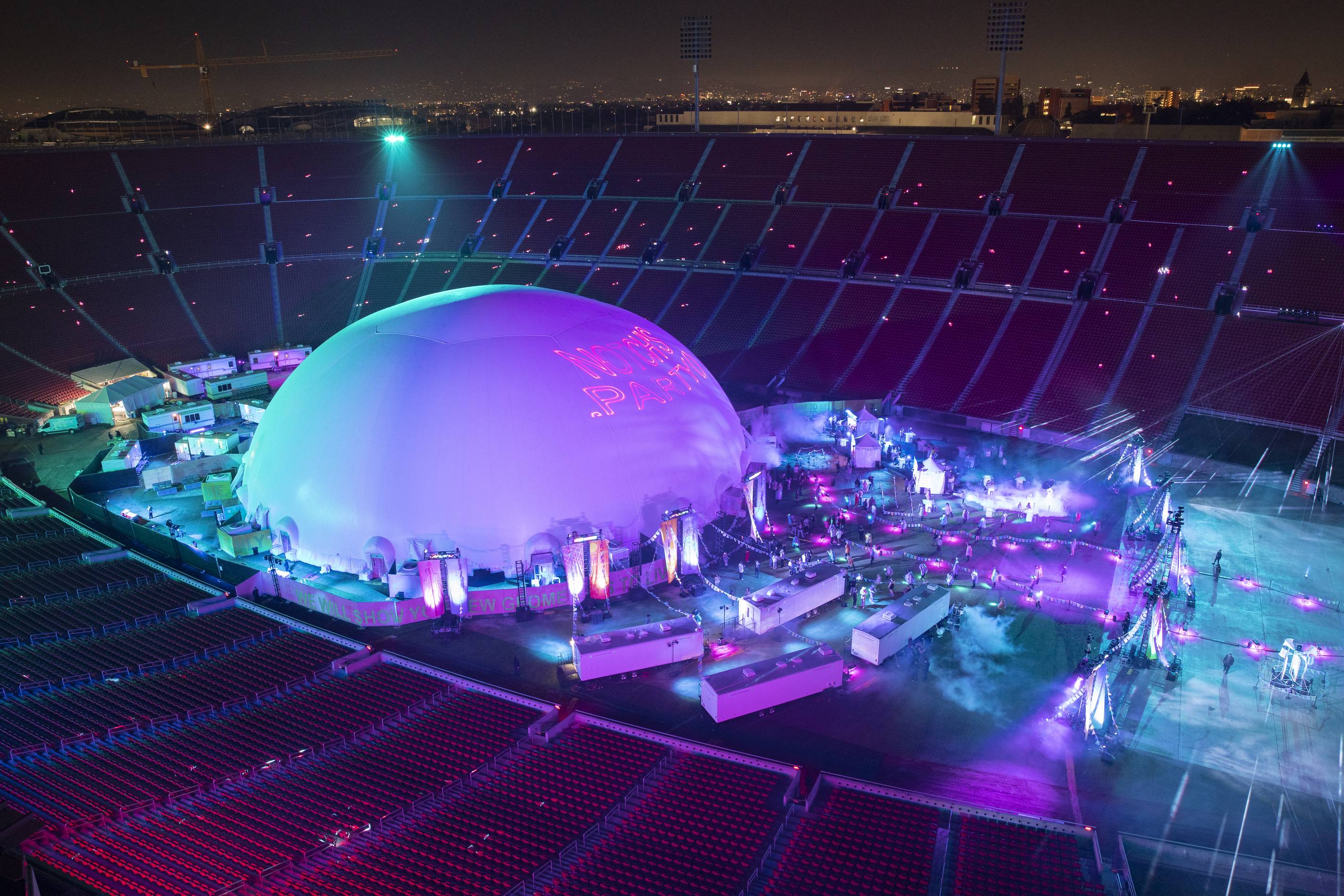 Inside Notch's Epic LA Coliseum VR Party with Justice DJ Set