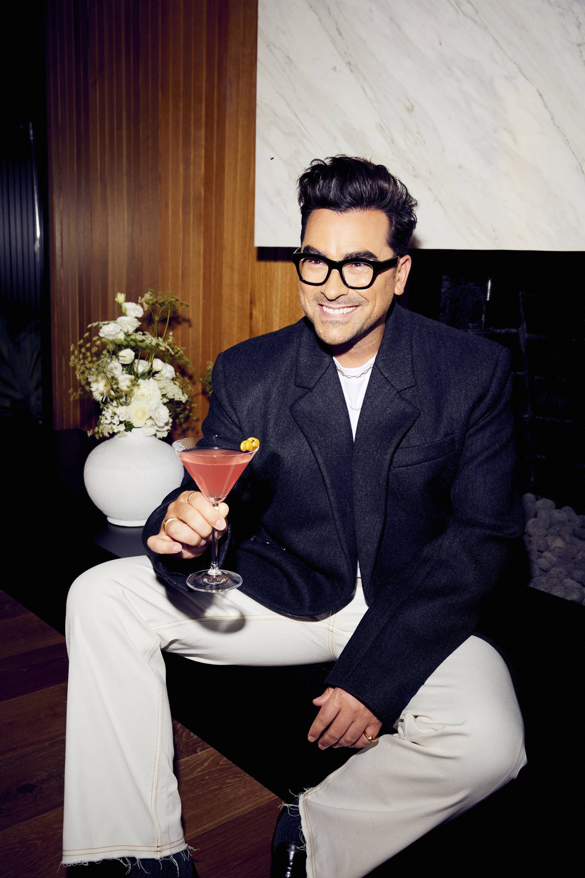 Dan Levy's Festive Cosmopolitan Cocktail Recipe with Cointreau