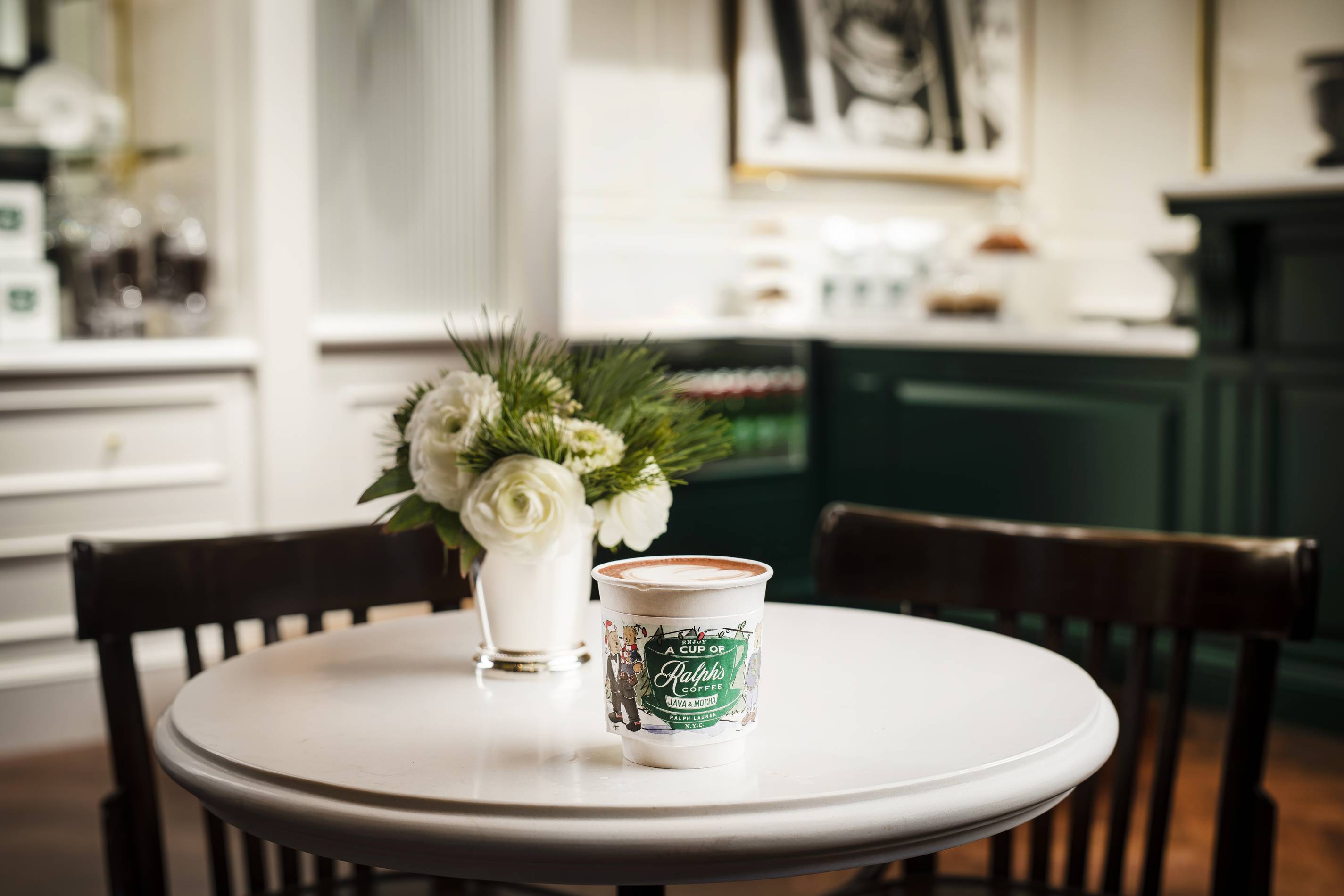 Ralph Lauren's Chic Coffee Shop Opens on Michigan Avenue