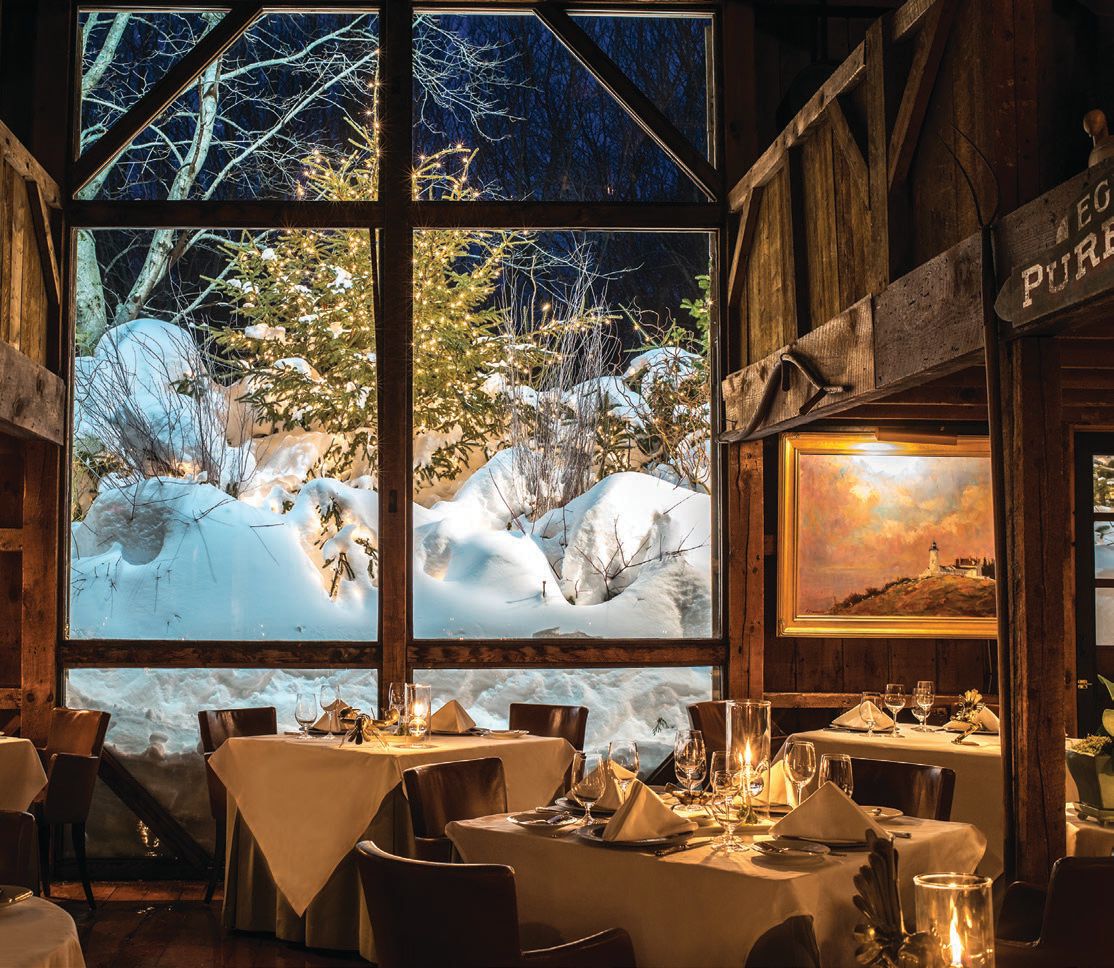 Magical Holiday Dinner at White Barn Inn in Kennebunkport