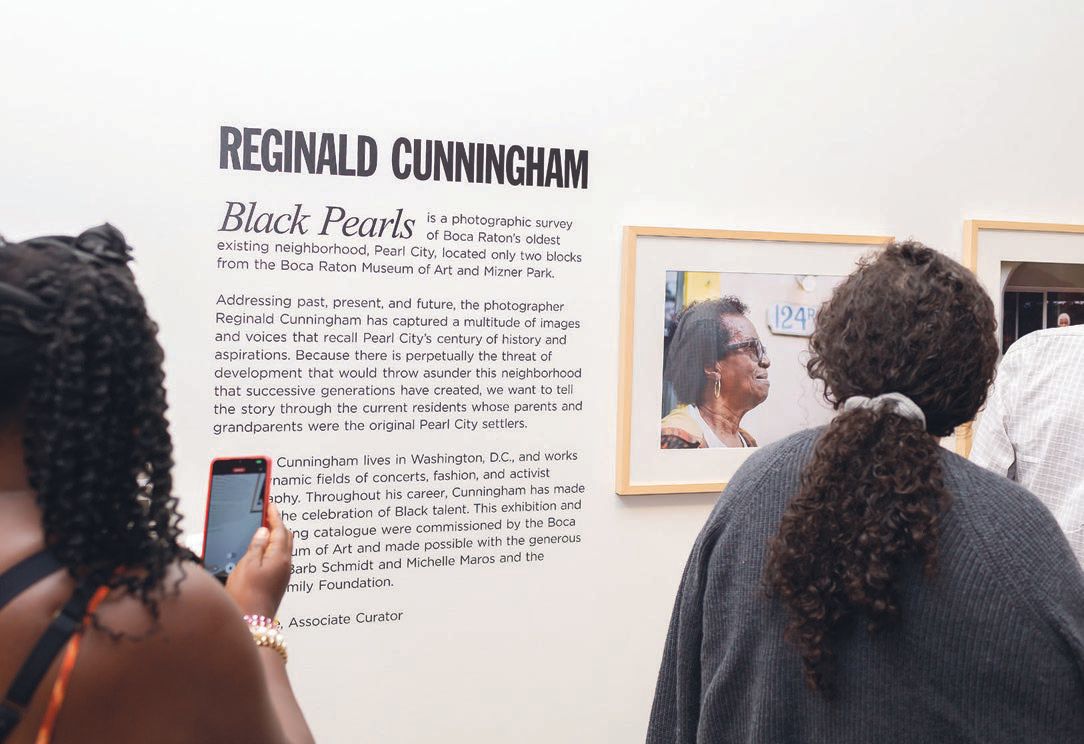 Reginald Cunningham's Black Pearls Exhibition in Boca Raton
