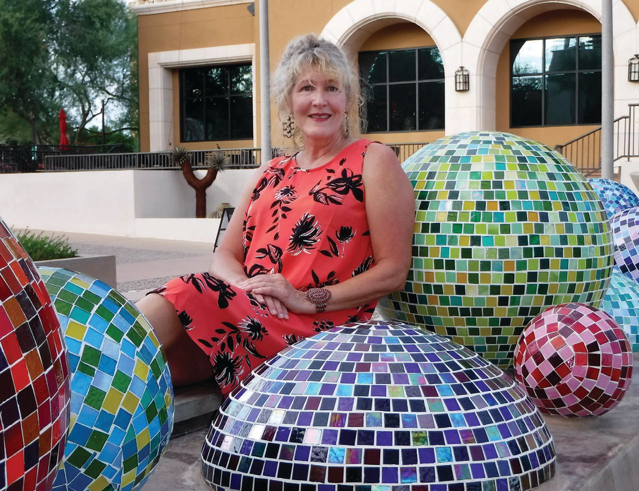 Scottsdale's New Mosaic Art: Annette Coleman's Pinball Wizard