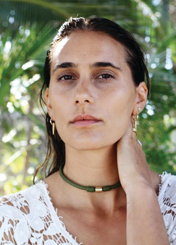 Neely Mack x Puka Perri: Golden Herringbone Collection