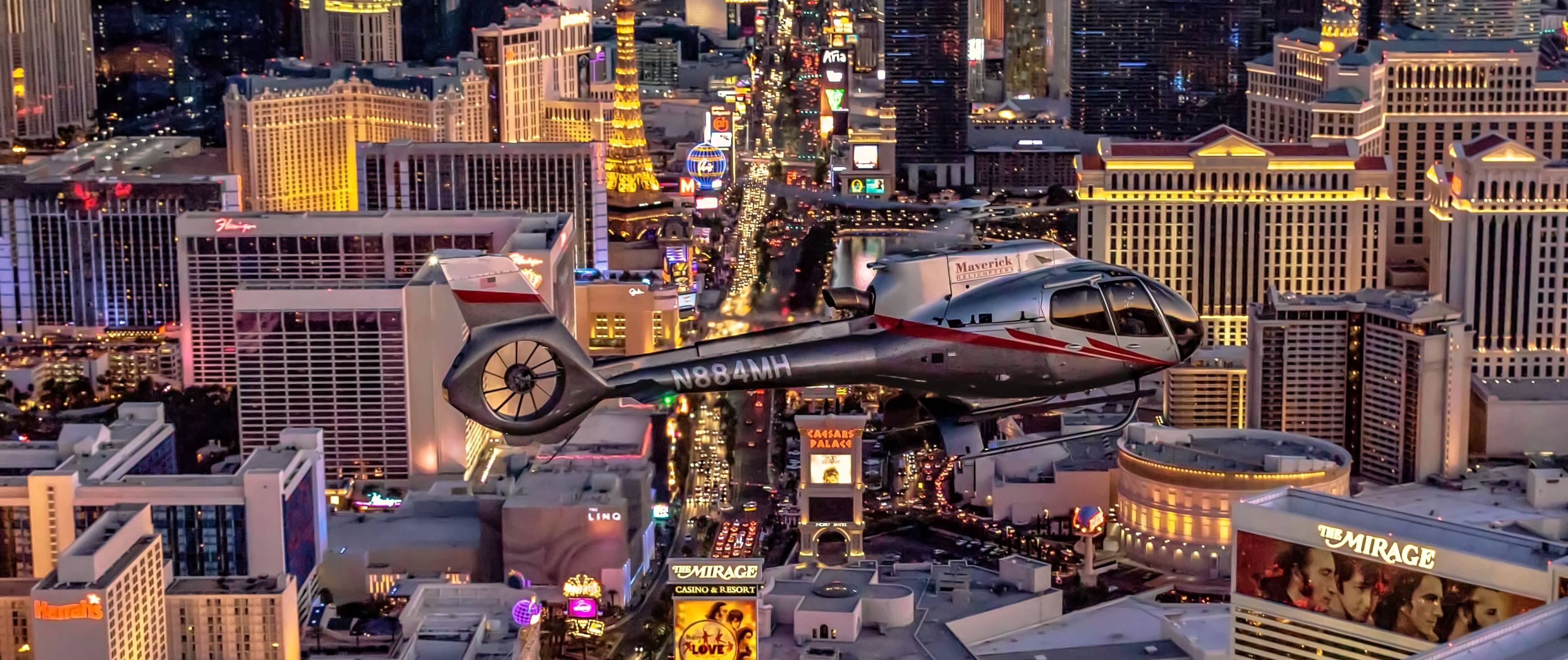 Experience F1 Las Vegas from the Sky with Helicopter Tours