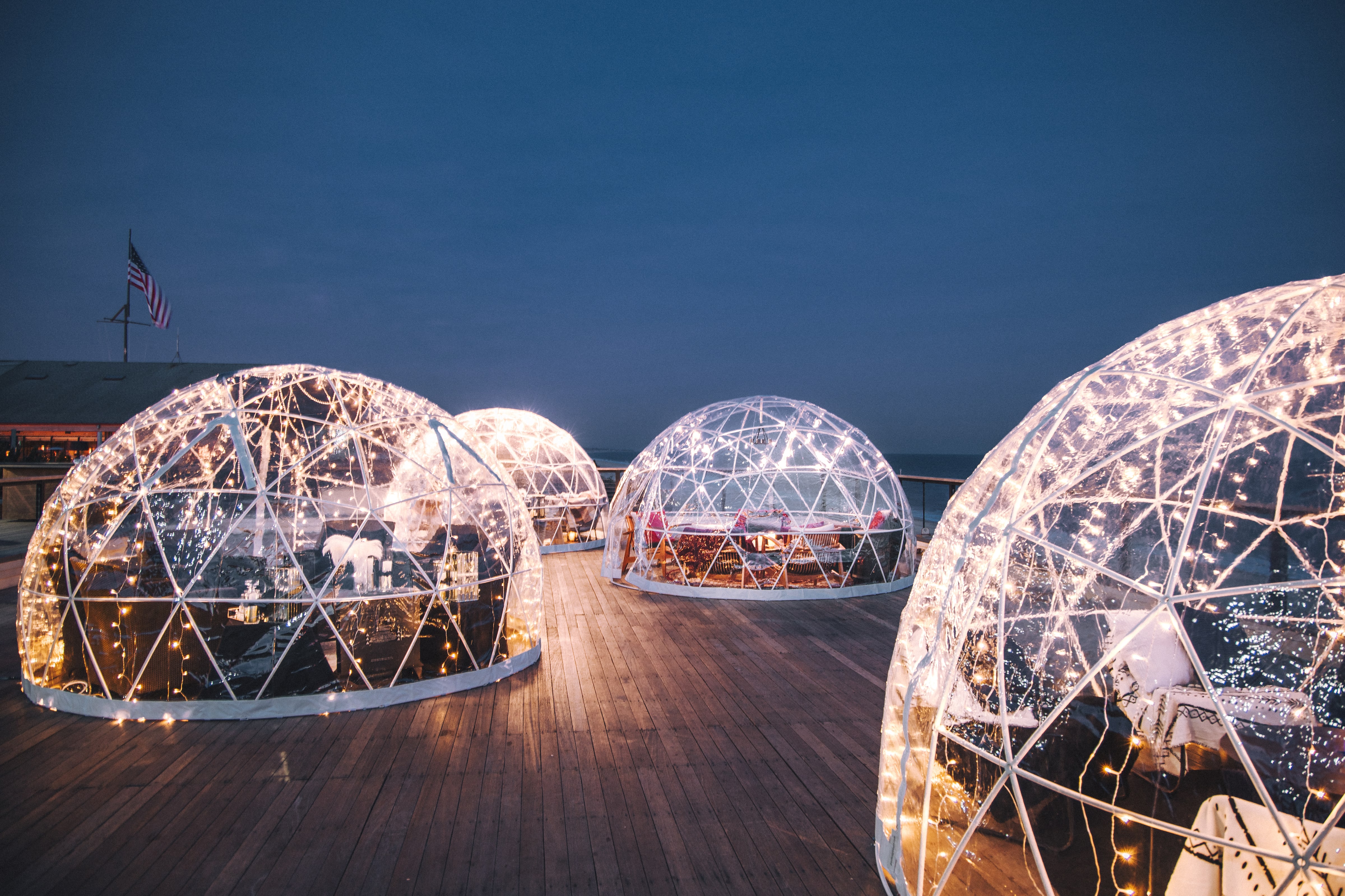 Igloo Dining by the Sea: Cozy Winter Meals at Gurney's Montauk