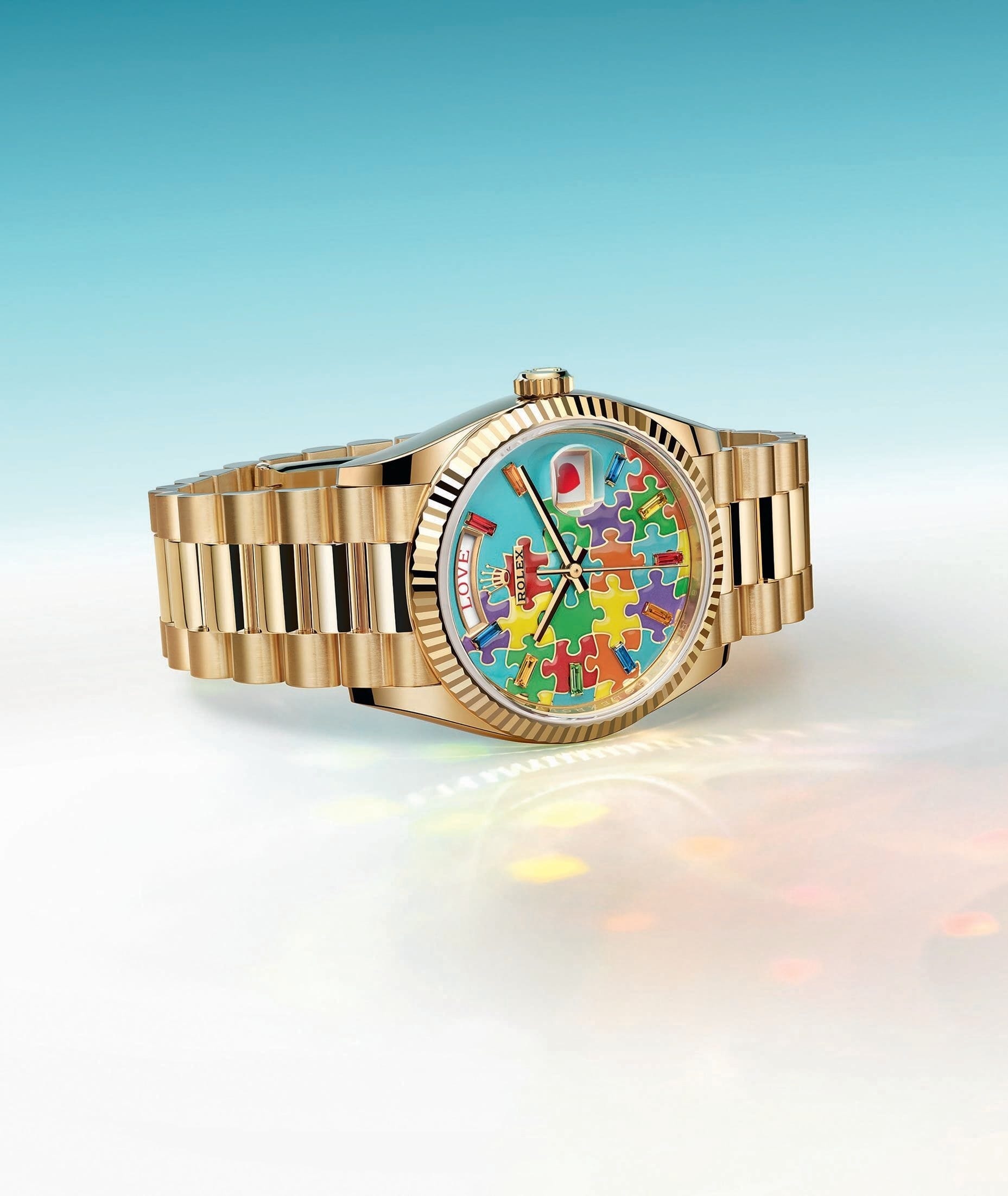 Rolex's Bold New Variants: Puzzle Motif Day-Date 36