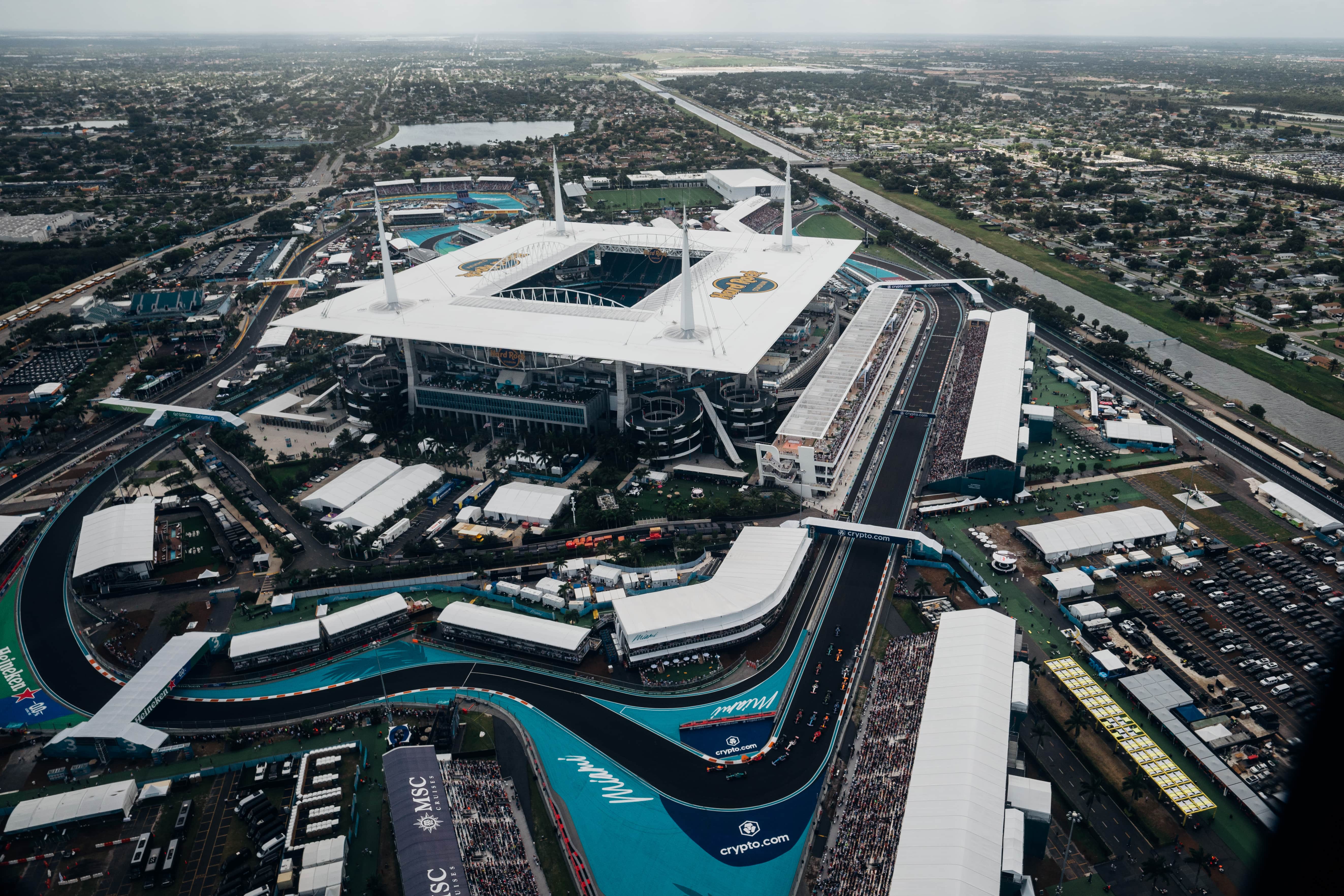 Hard Rock Stadium's Epic Transformation for F1 Miami Grand Prix