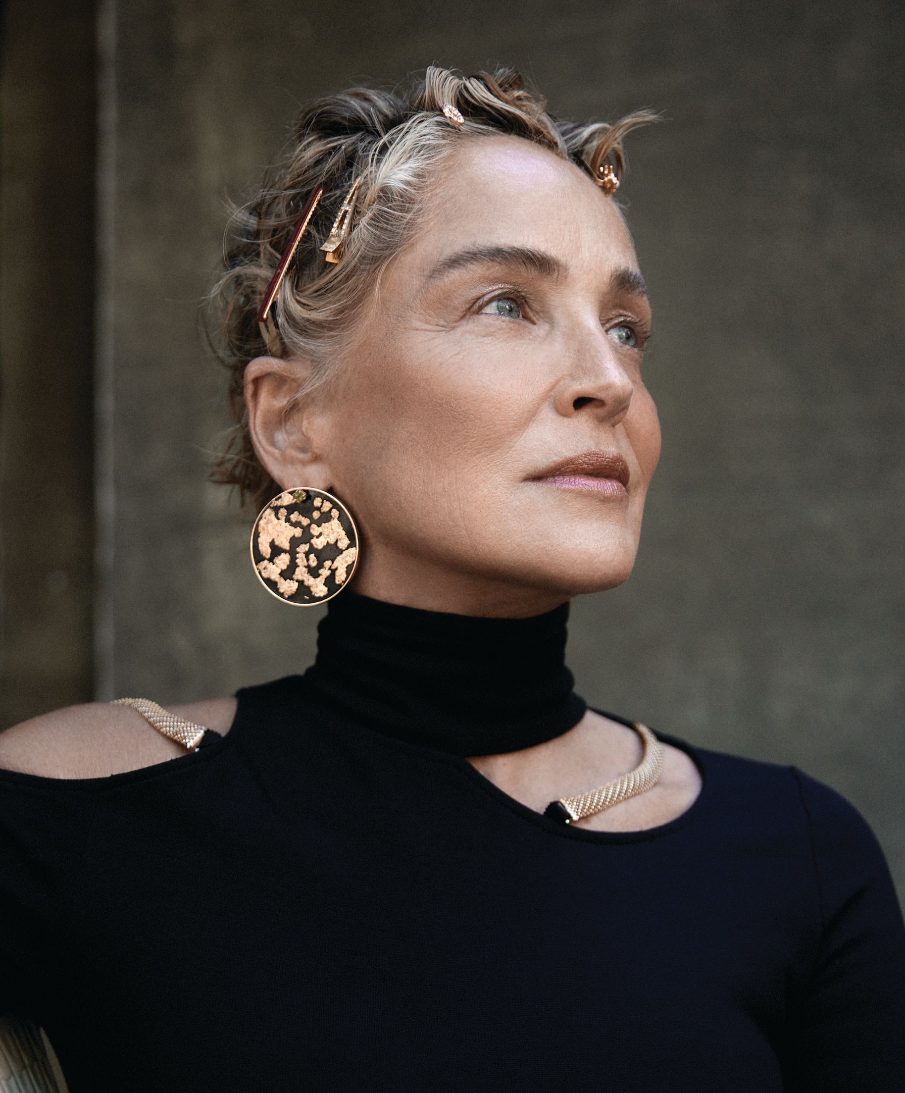 Sharon Stone's Artwork Exhibit at Gallery 181 in SF