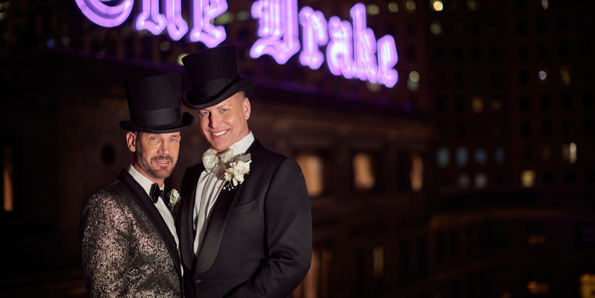 Derrick and Scott's Lavish Winter Wedding at The Drake