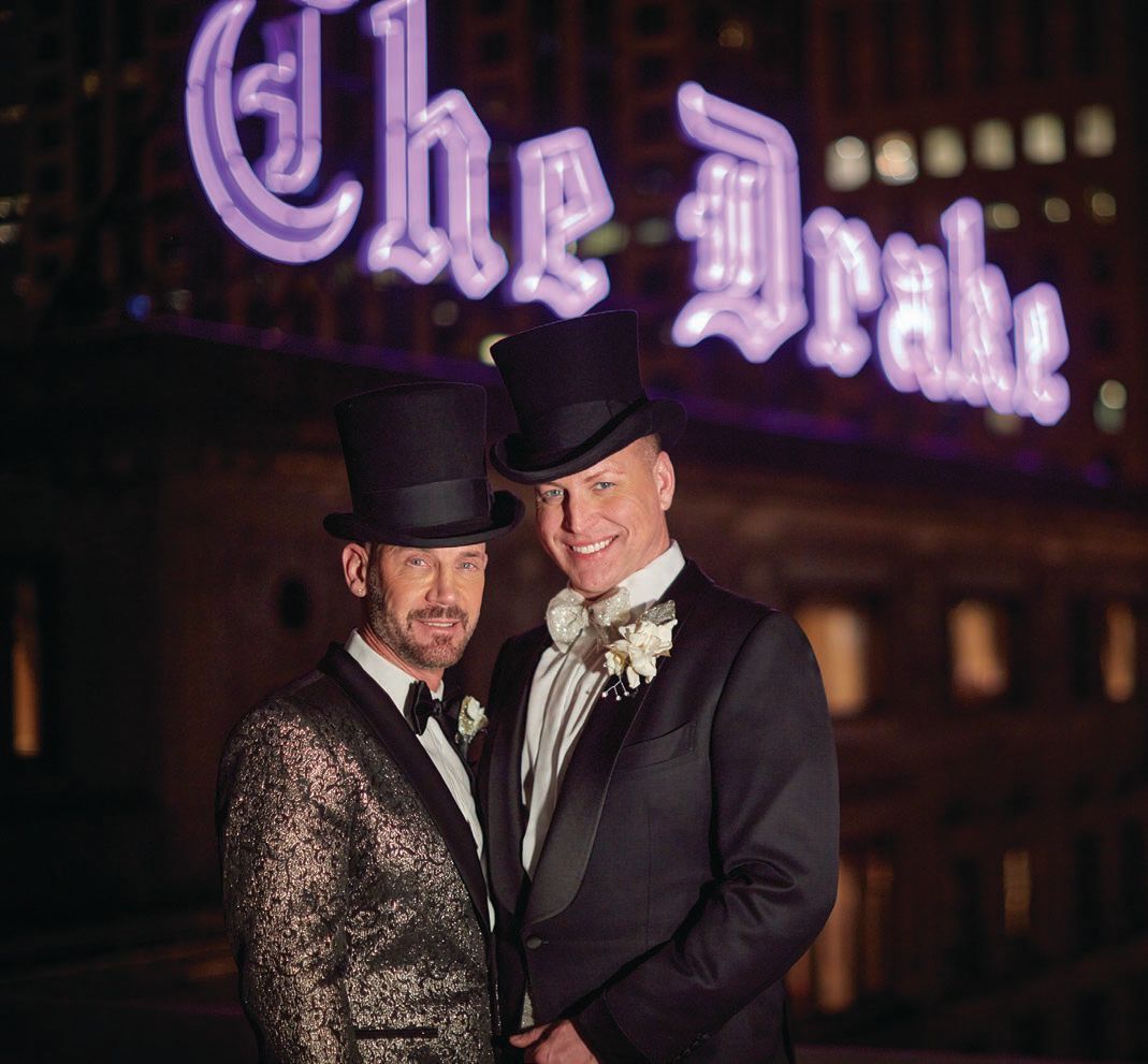 Derrick and Scott's Lavish Winter Wedding at The Drake