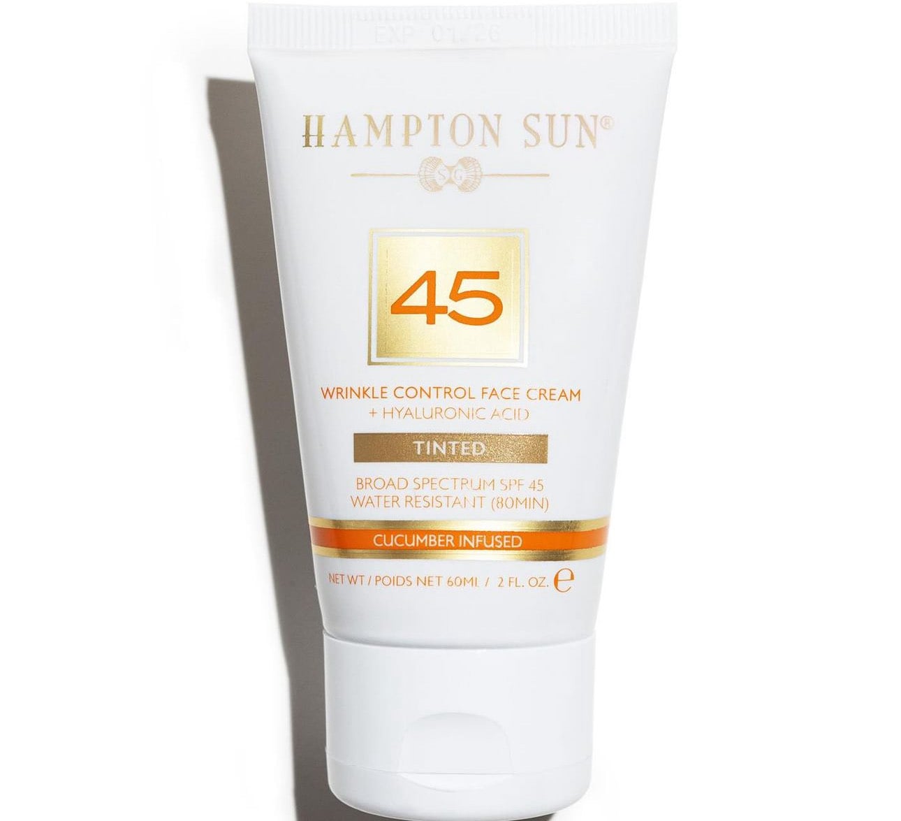Tinted SPF 45 Face Cream: Radiant Protection by Hampton Sun