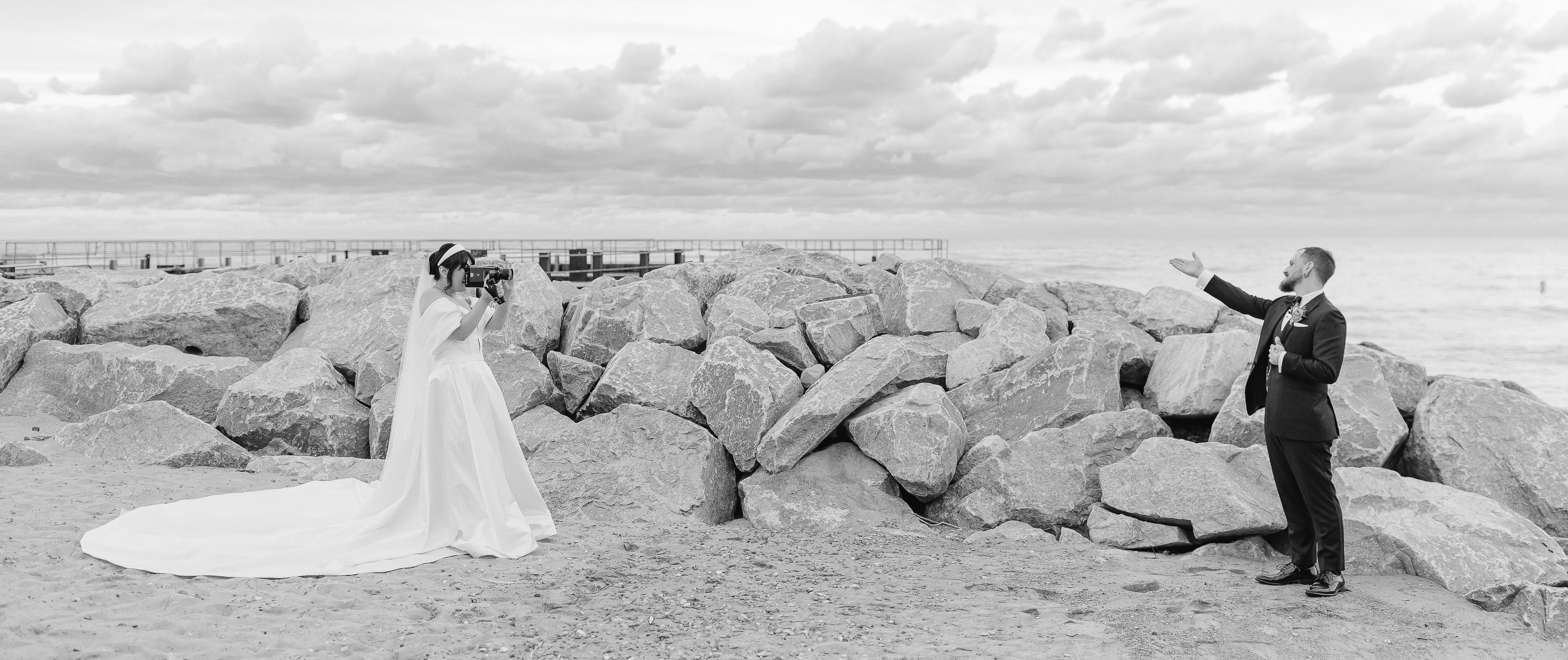 Colorful Michigan Shores Wedding: Joni & Cory's Unique Celebration