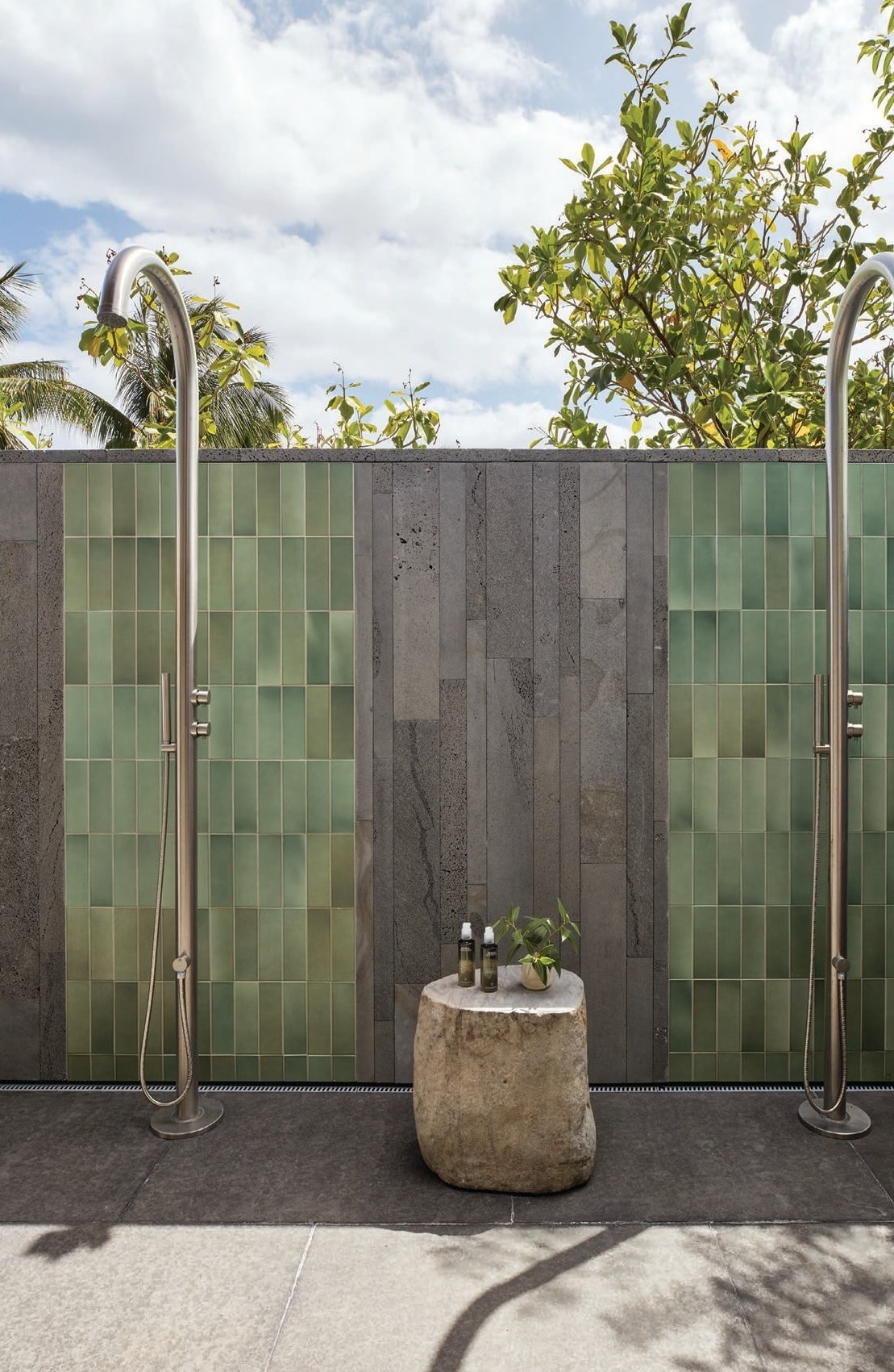 Outdoor Showers Transform Hawaii Home
