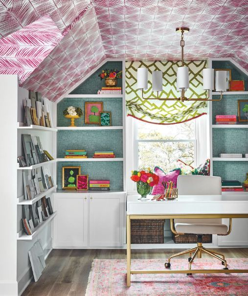 Revitalizing a Tudor Home with Bold Colors and Art