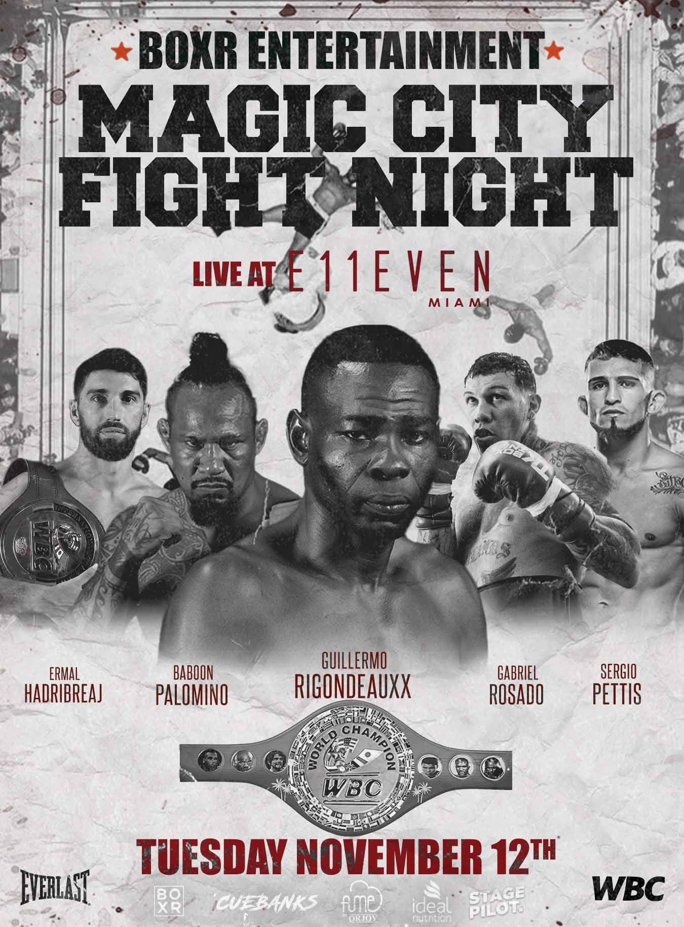 E11EVEN Miami Hosts Historic Boxing Championship Night