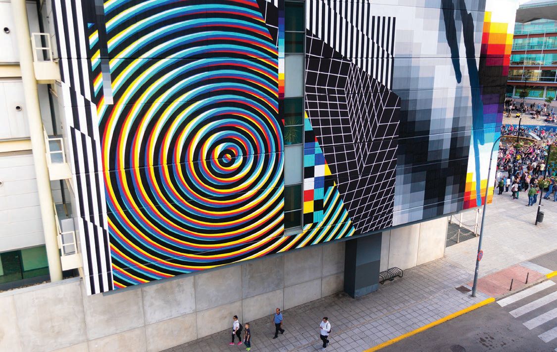 Felipe Pantone: Vibrant Street Art and Kinetic Mastery