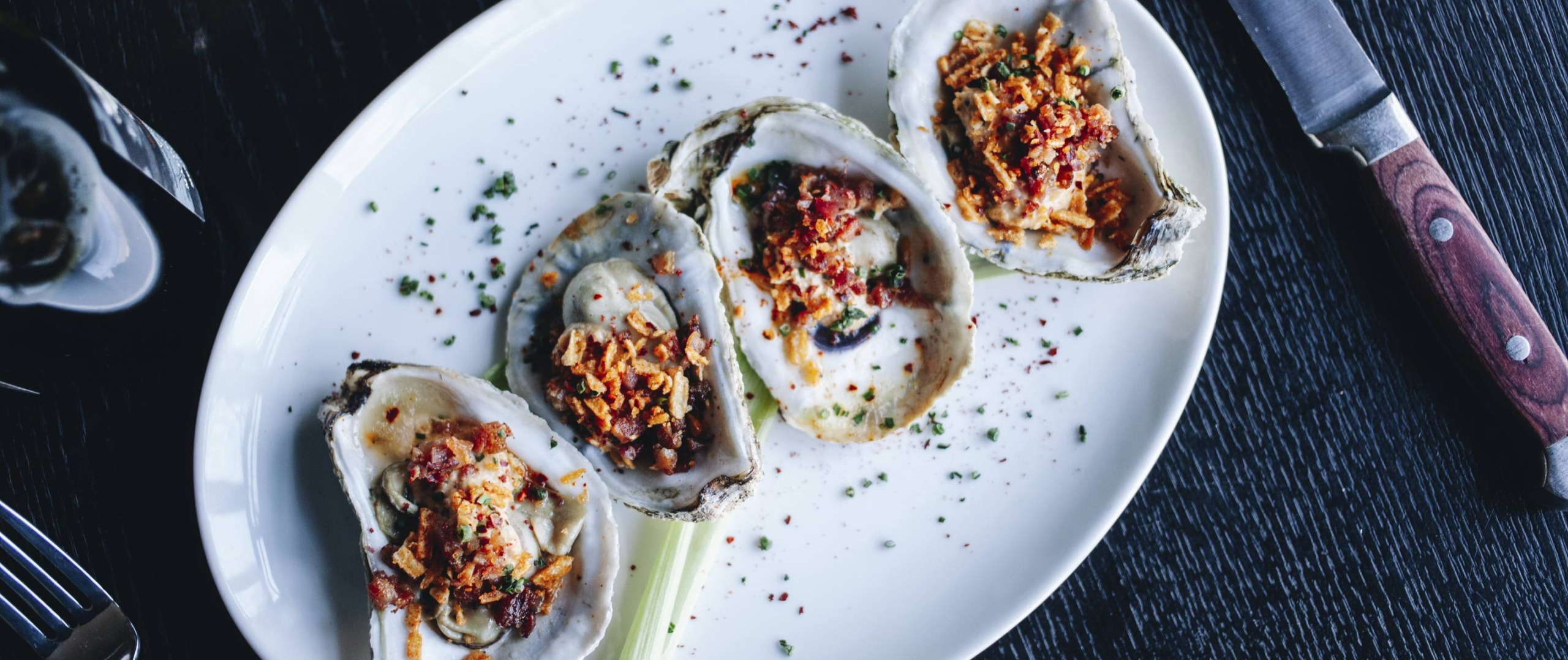 Grilled Oysters with Smoked Aioli - El Che Chicago Recipe