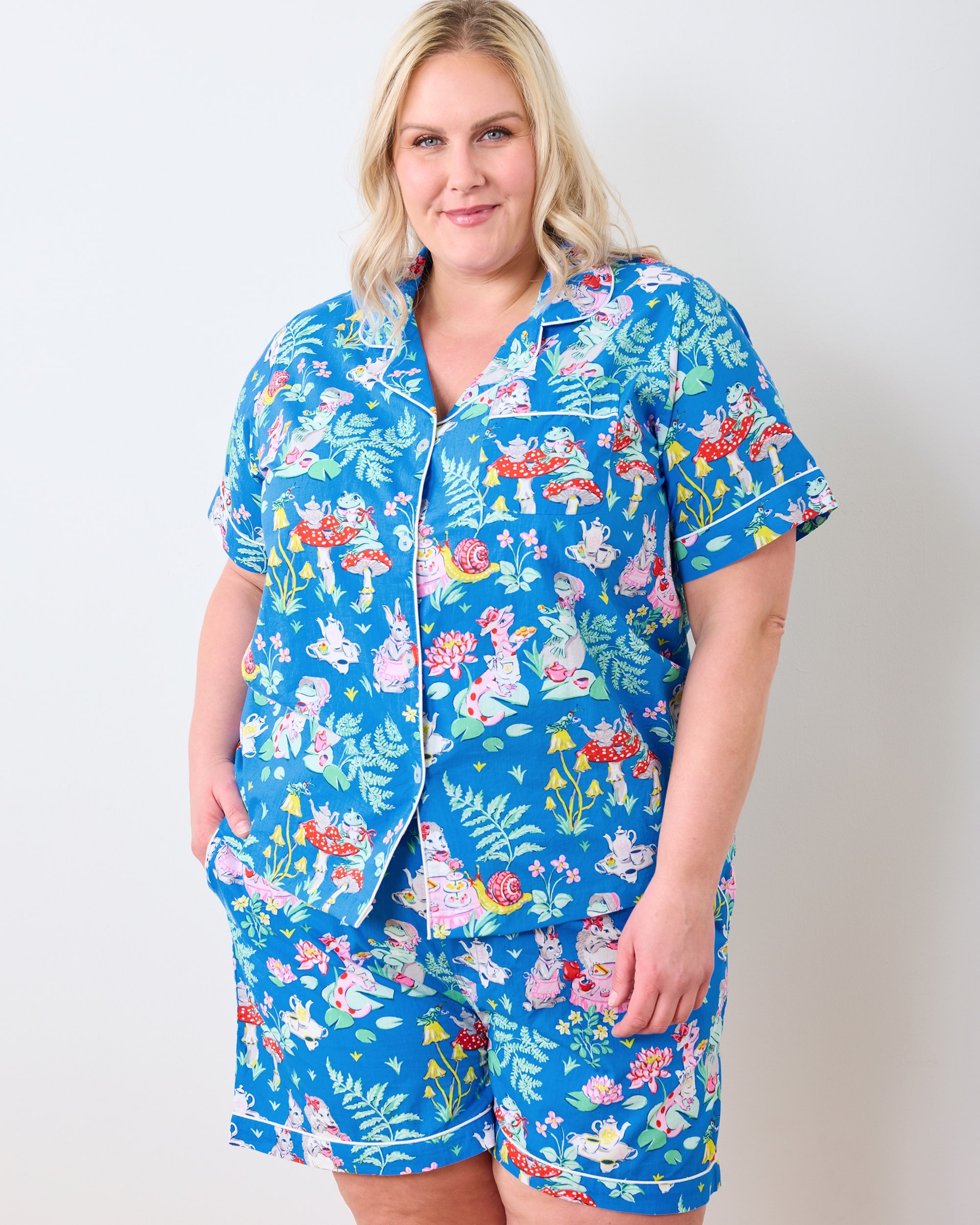 Printfresh's Whimsical Tea Party Pajama Set