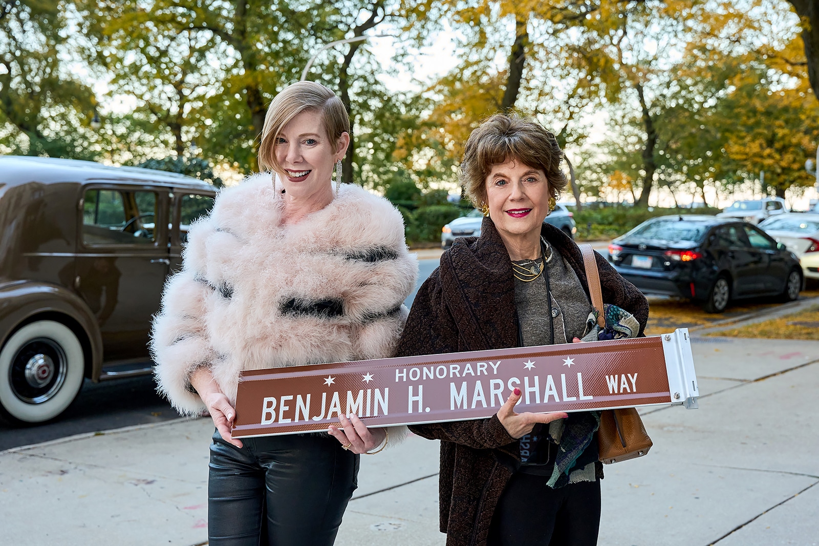 Honorary Benjamin Marshall Way Unveiled in Chicago