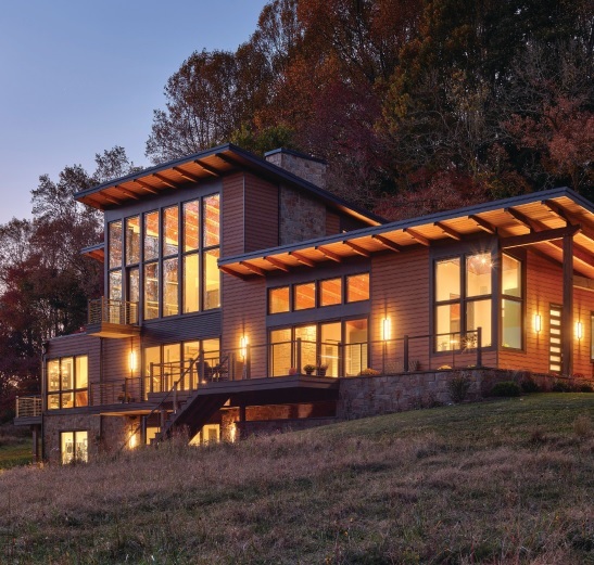 Modern Timber Home in Chester County: Nature-Inspired Design